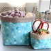 Reversible Fabric Basket PDF Sewing Pattern, DIY Fabric Storage 5 Sizes ...