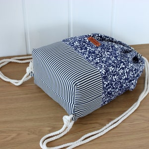 Drawstring Backpack Sewing Pattern, Easy Sewing Project Bag , Ruksack ...