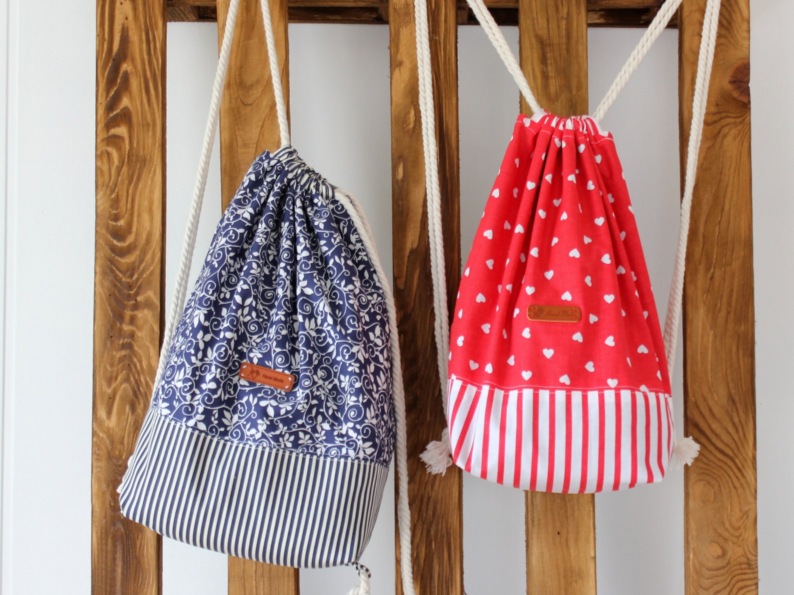 Drawstring Backpack Sewing Pattern, Easy Sewing Project, Download PDF ...