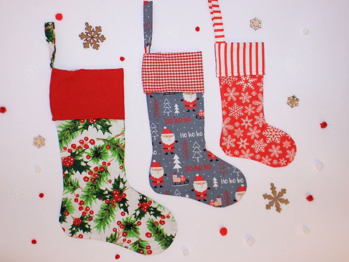 Christmas Stocking PDF Sewing Pattern Traditional Christmas - Etsy