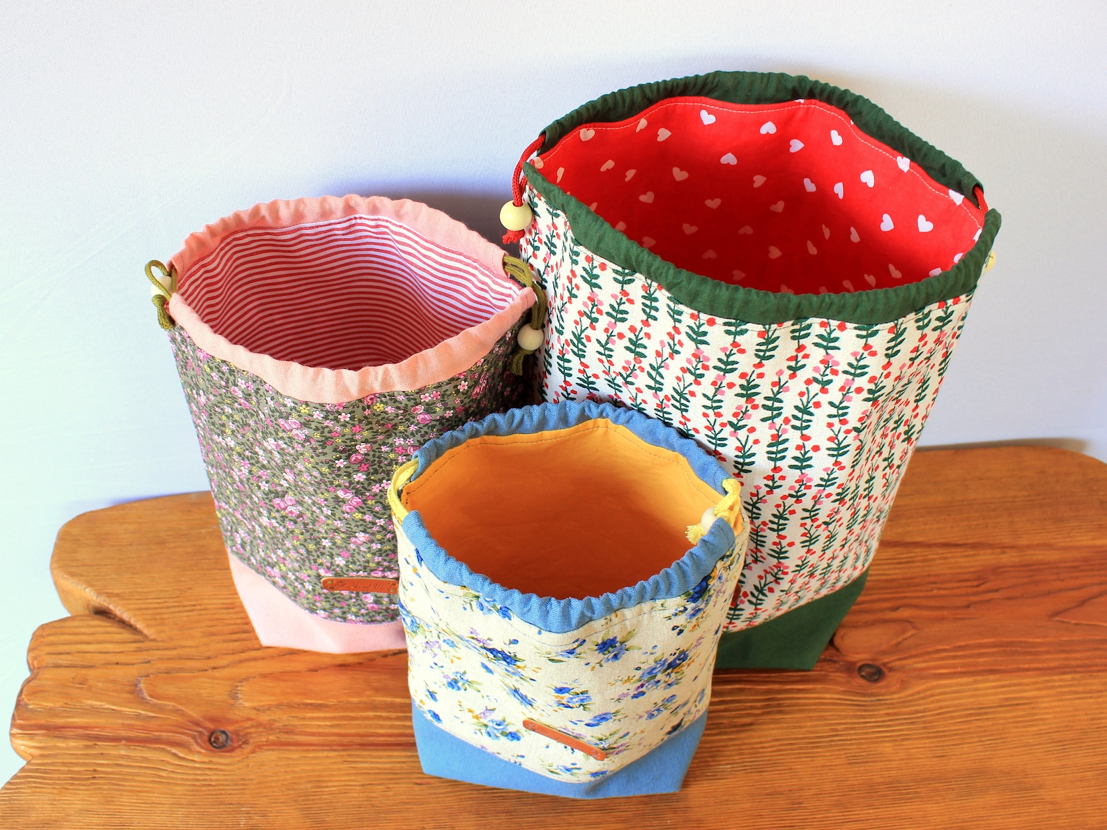 Drawstring Bag Sewing Pattern Easy Sewing Project Craft Bag | Etsy