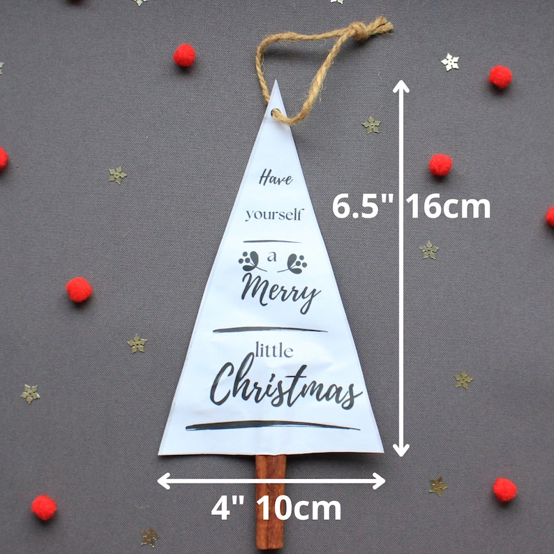 Christmas Tree PDF Pattern, DIY Paper Decor, Christmas Tree Ornament ...