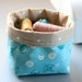 Reversible Fabric Basket PDF Sewing Pattern, DIY Fabric Storage 5 Sizes ...