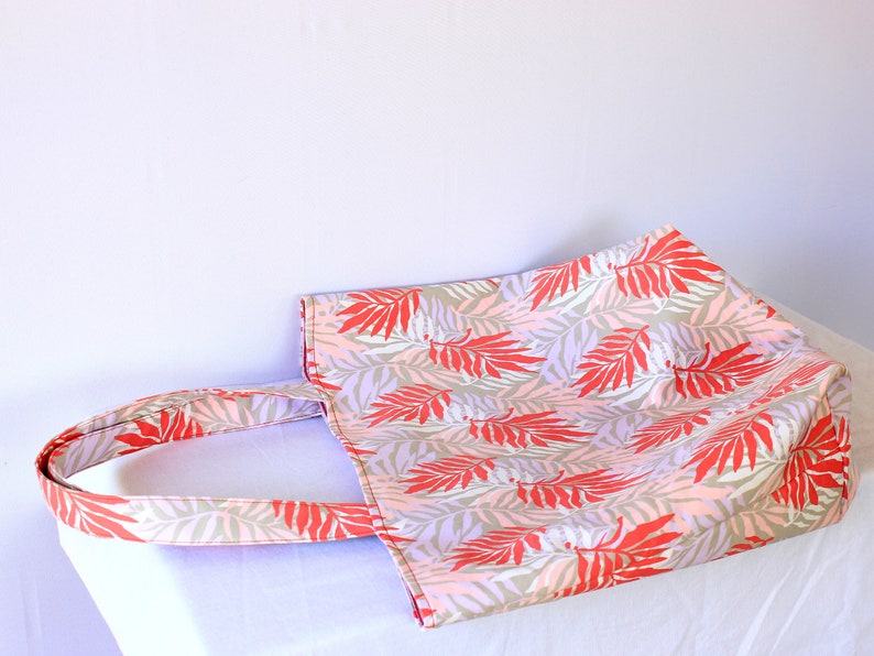 Large Tote Bag Pattern, Lined Market Bag Tutorial, Eco Bag Sewing PDF ...