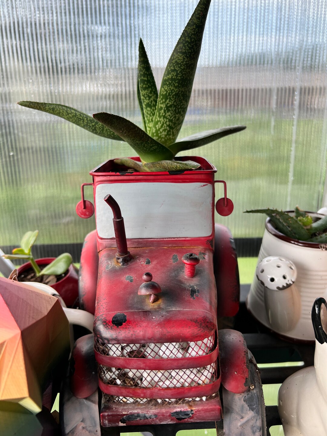 Timmy Tractor Planter - Etsy