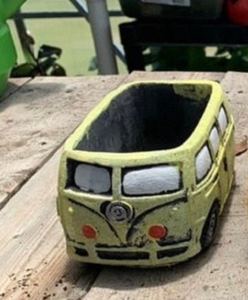 Adorable Car & Bus Planters - Etsy