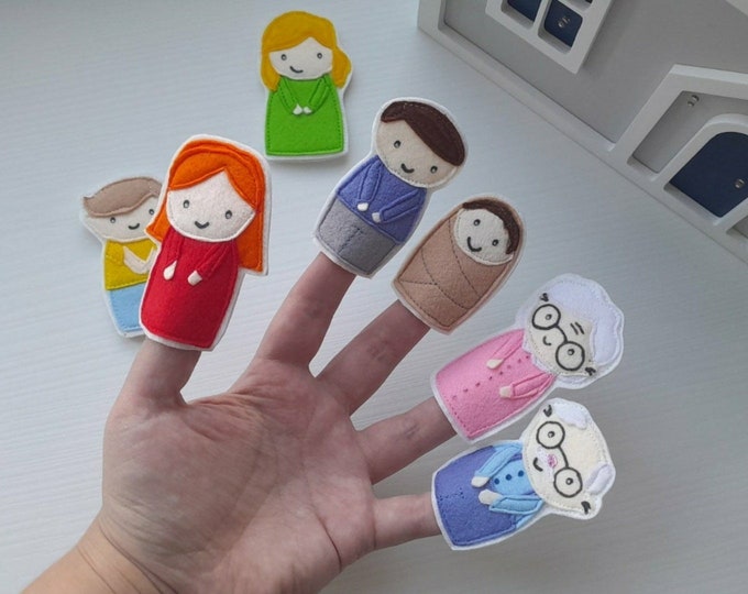Personalized Finger Puppets, Look Alike Puppet of Someone, Educational ...