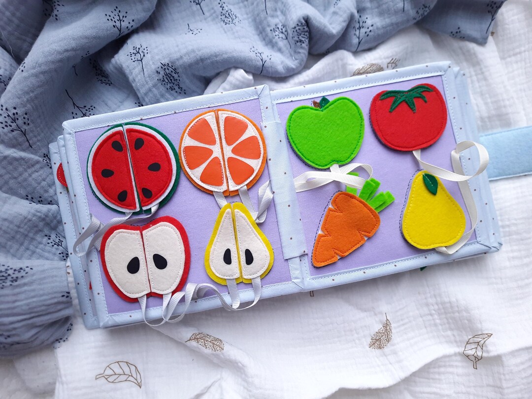 Quiet Book for 2-3 Years - Custom Baby Busy Book 5.9"(15cm ...