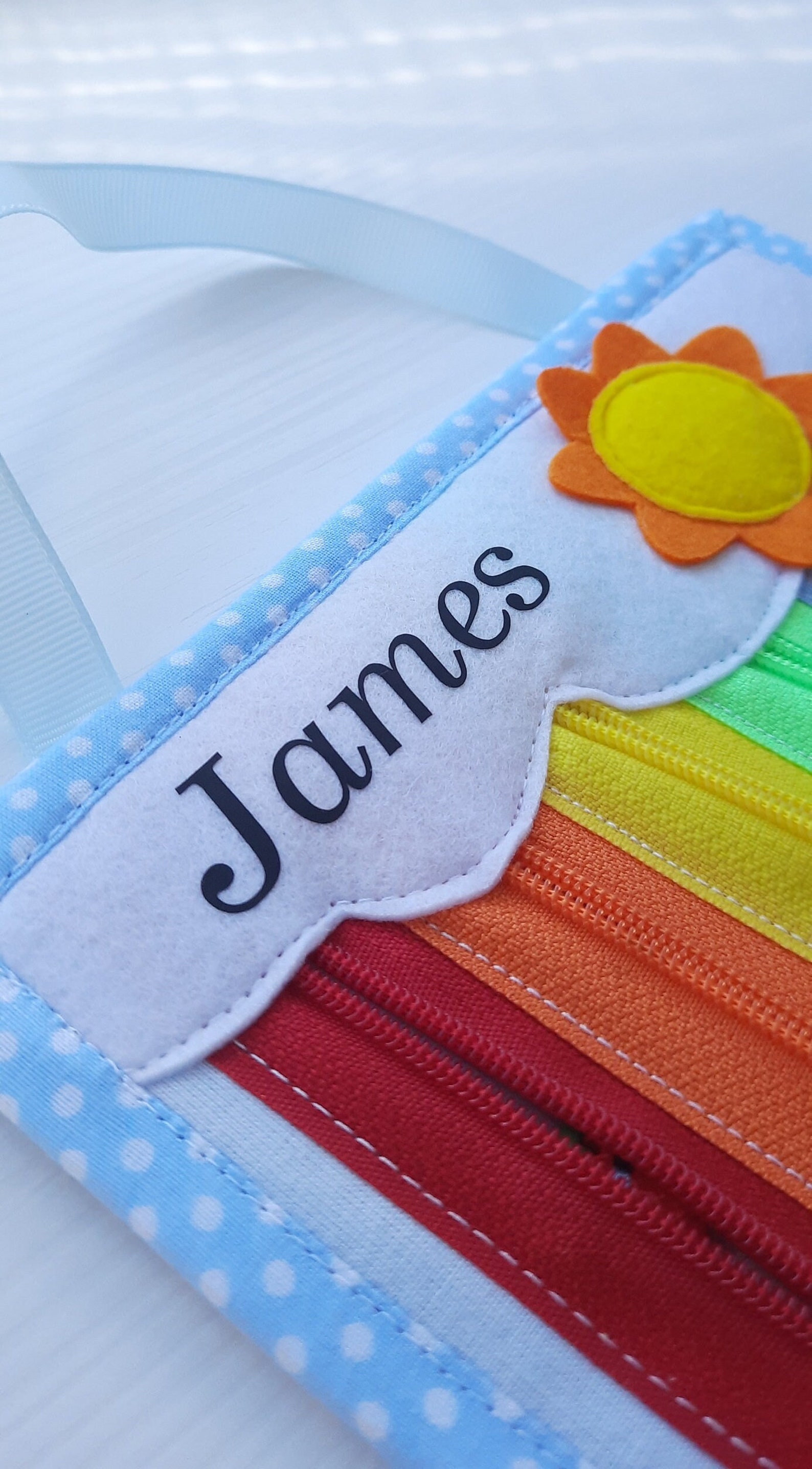 Montessori Buckle Zipper Toy - Activity Busy Board for Toddlers for ...