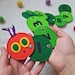 The Very Hungry Caterpillar - Snap Buttoning Game - Montessori Felt ...