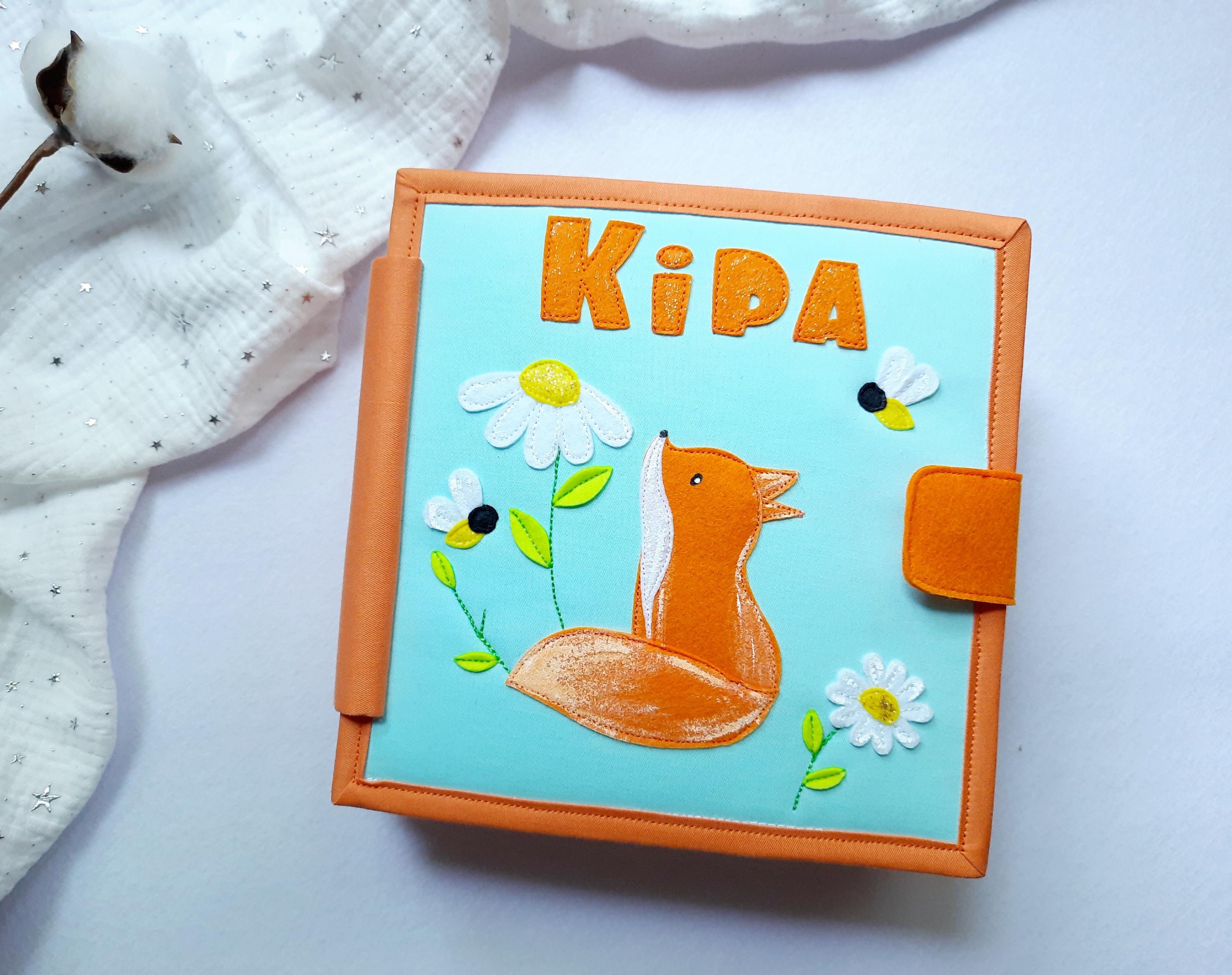 Quiet Book Toddler - Custom Busy Book 8"×8"(20х20cm) Personalized ...
