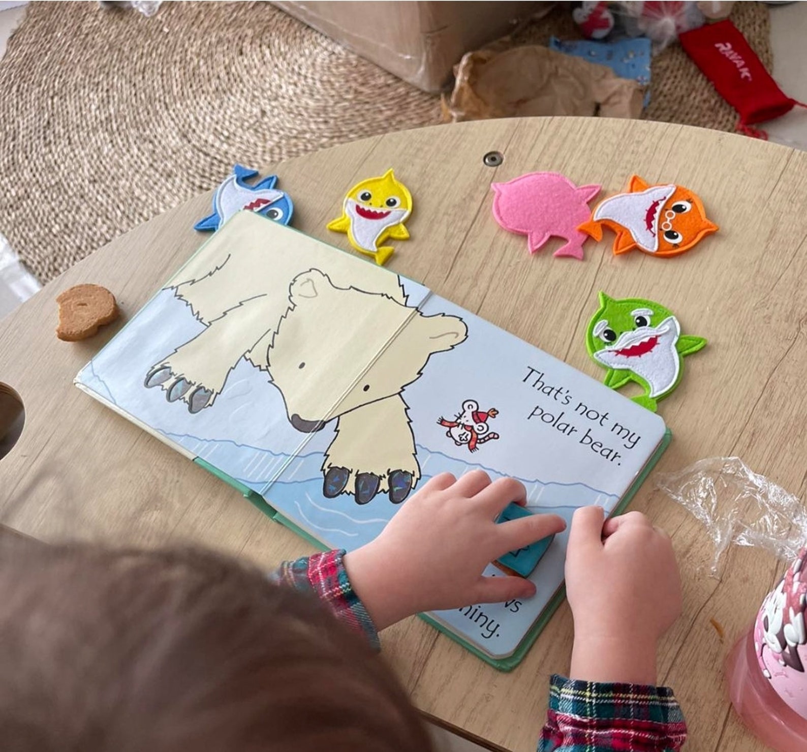 Sharks Finger Puppets, Felt Sharks, Finger Toy for Baby - Baby Shark ...