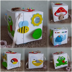 Activity Sensory Travel Toy - Sensory Cube - Educational Toys - Sensory ...