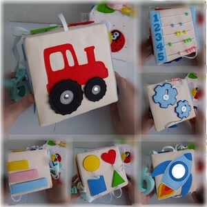 Activity Sensory Travel Toy - Sensory Cube - Educational Toys - Sensory ...