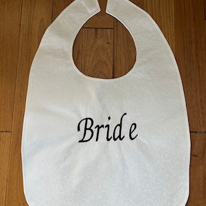 Bibs for the Bride, Groom, and Kids in the Wedding Party - Etsy