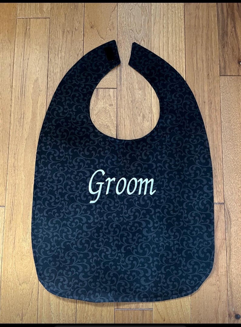Wedding Reception Bibs for the Bride and Groom - Etsy