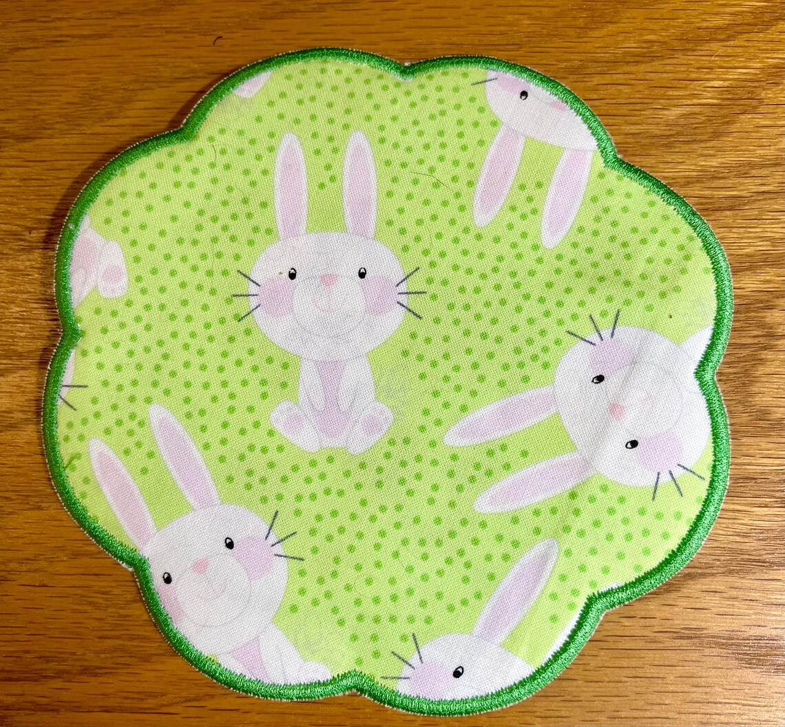 Reversible Happy Easter Candle Mat: 6-inch Spring Decor - Etsy