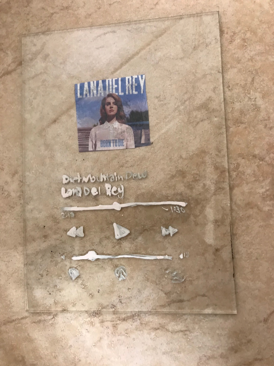 Personalized Glass Song Glass Album Cover Transparent Song - Etsy