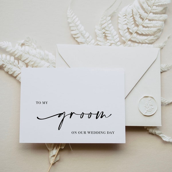 To My Groom Card - Etsy