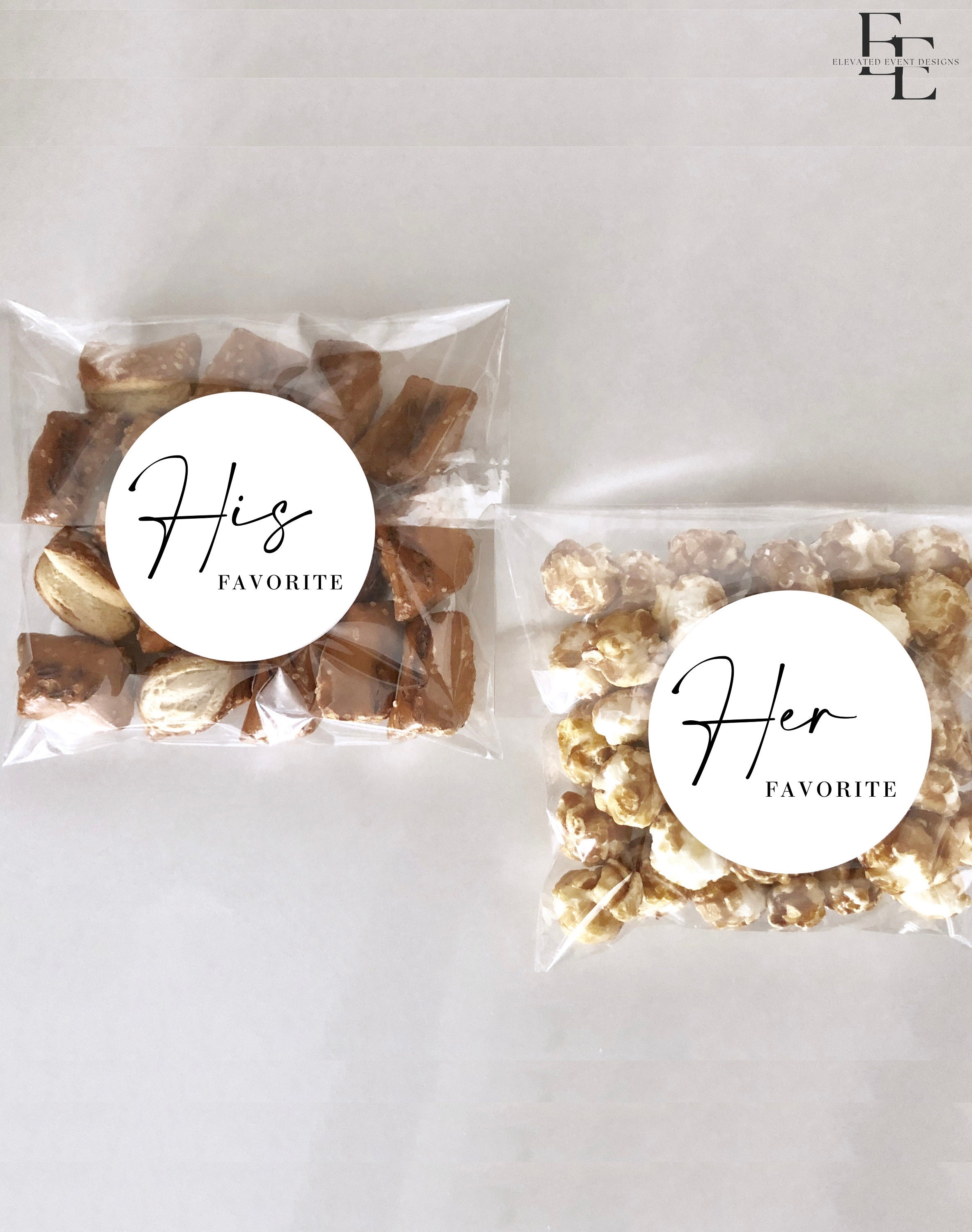 His Her Our Favorite Candy Stickers Wedding Favors Sticker - Etsy