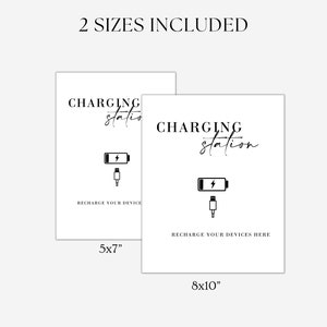 Charging Station Sign Wedding Charging Station Power Bar Phone Charging ...
