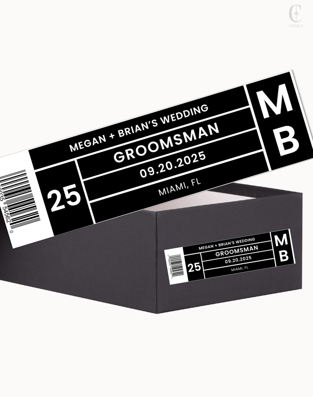 Groomsmen Proposal Shoe Box Labels • Bridesmaid, Groomsman Proposal ...