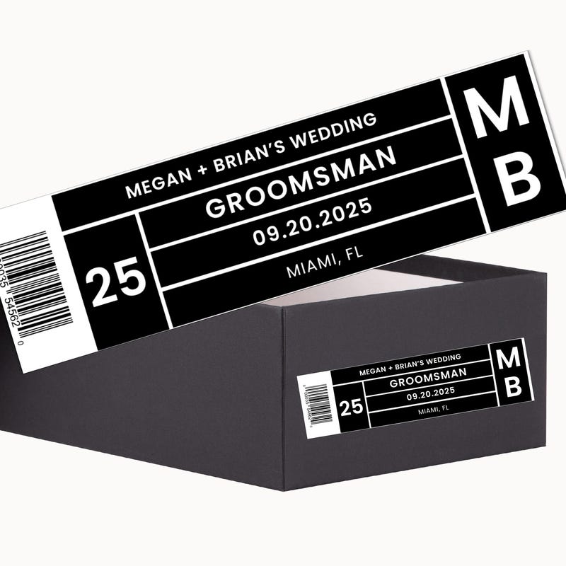 Groomsmen Boxes Shoe Box - Etsy