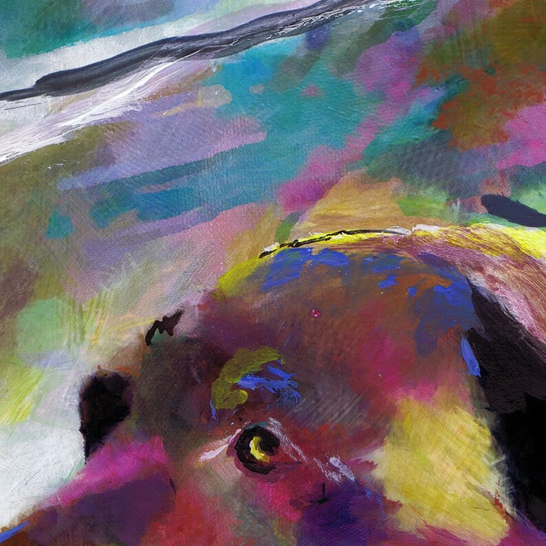 Chocolate Labrador Dog Wall Art Print Labrador Dog Memorial - Etsy