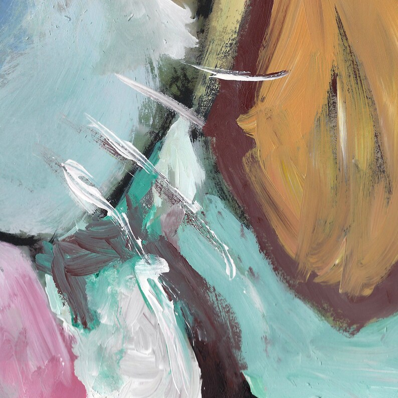 Beagle Wall Art Print Abstract Beagle Dog Painting Colourful - Etsy