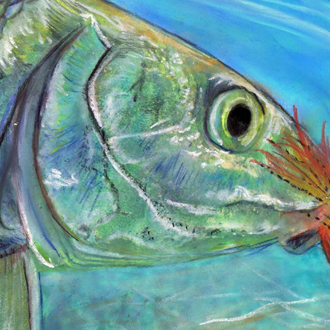 Four Art Prints Inshore Grand Slam Fisherman Wall Décor - Etsy