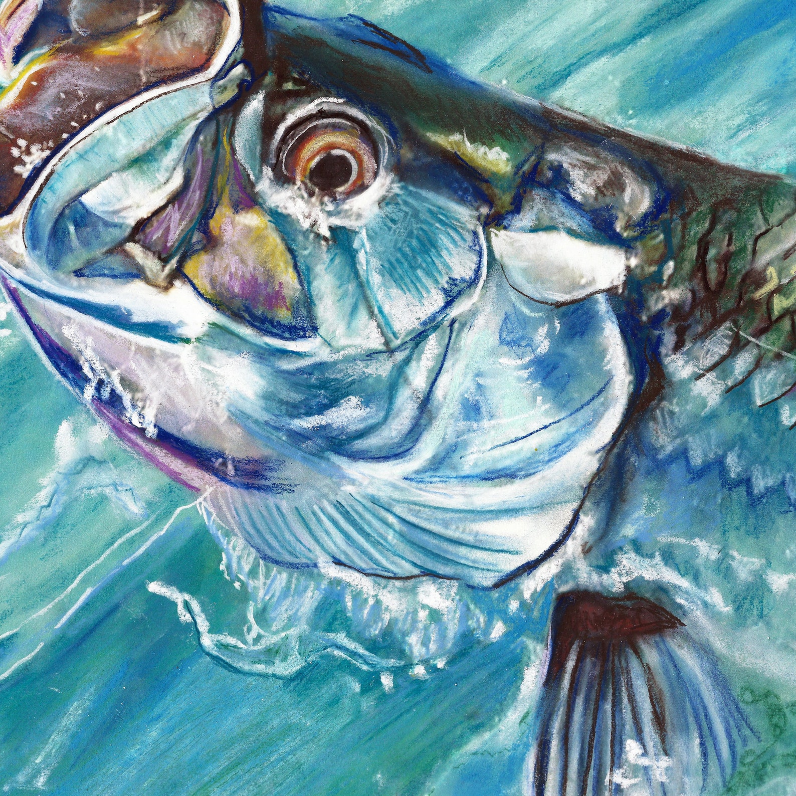 Four Tarpon Wall Art Prints Fishing Wall Art Florida Décor - Etsy