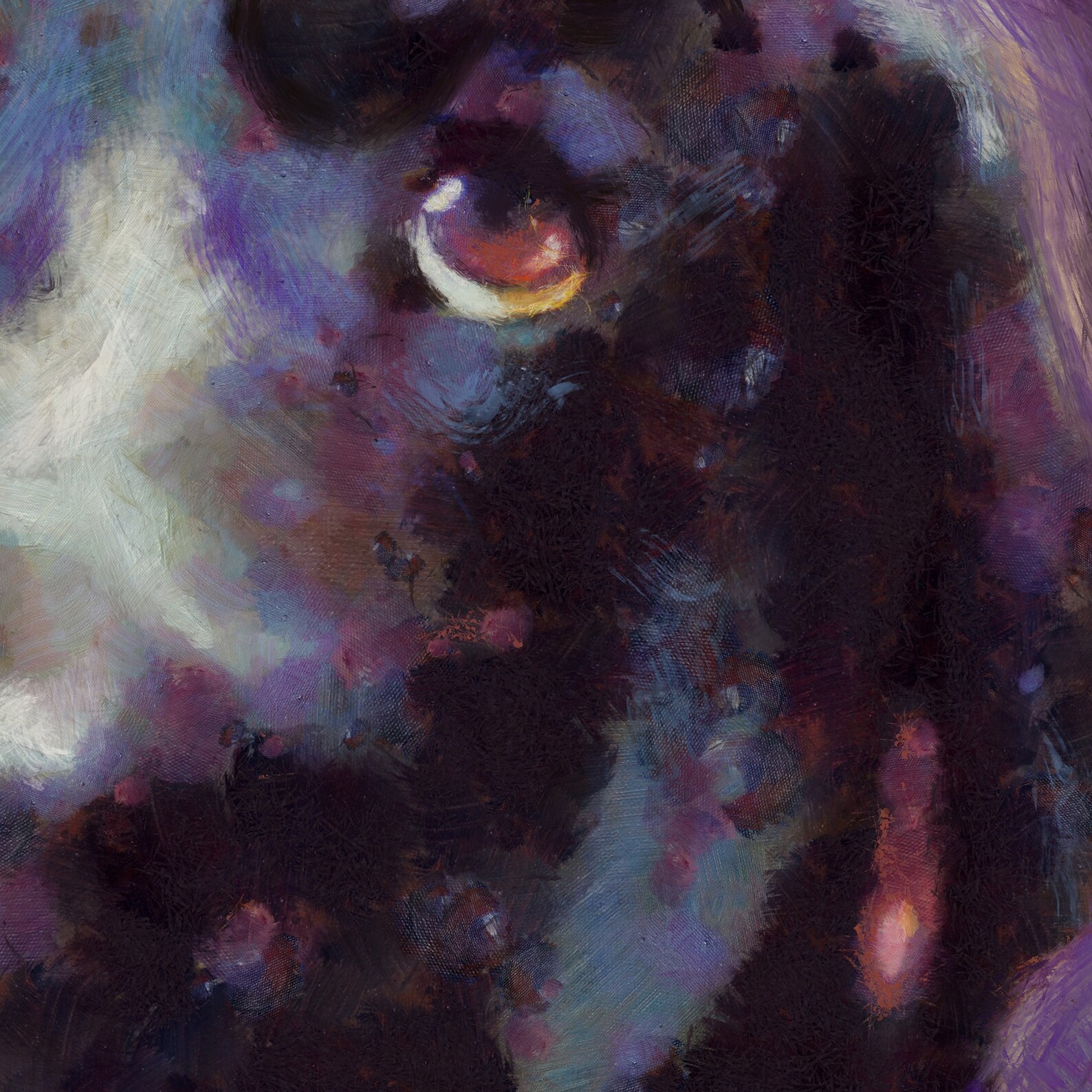 Black Labrador Dog Wall Art Print Abstract Colourful Labrador - Etsy