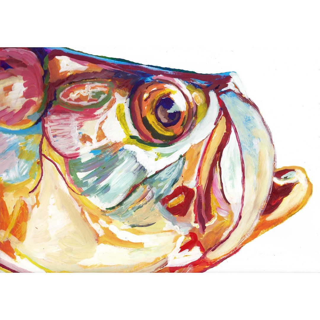 Tarpon Fishing Sunset Colorful Art Print, Saltwater Fishing Gift ...