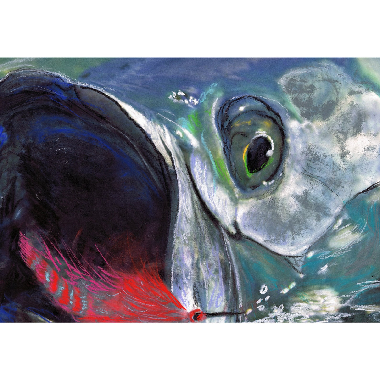 Four Tarpon Wall Art Prints Fishing Wall Art Florida Décor - Etsy