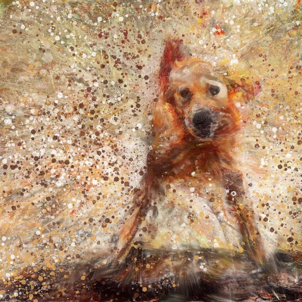 Red Labrador Painting - Etsy