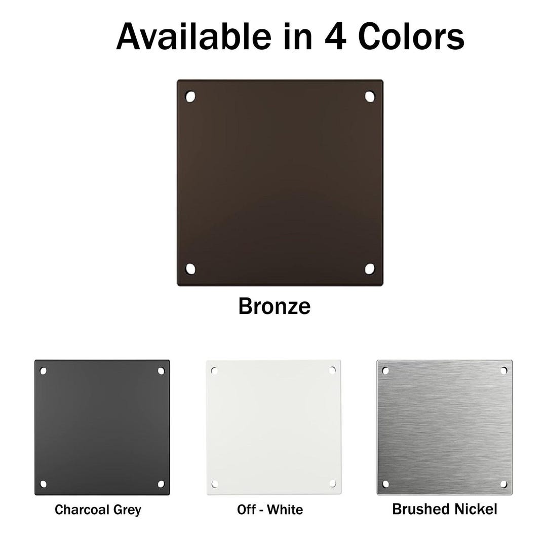 7 Inch Stainless Steel Mounting Plate for LED Address Numbers - Etsy