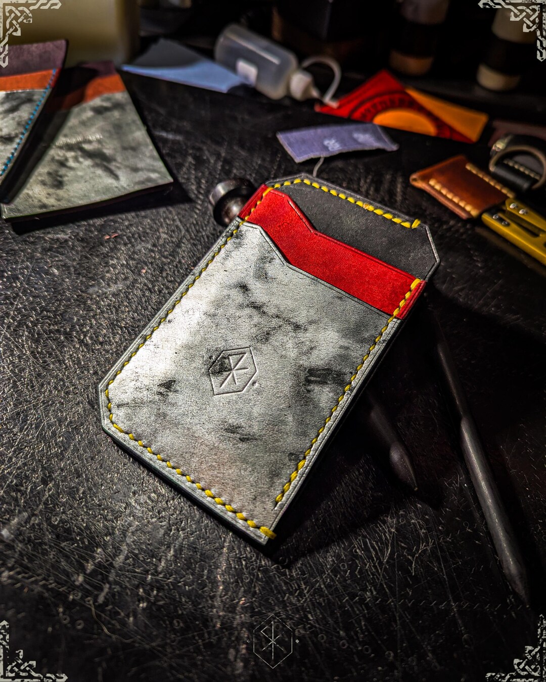 The Rogue Mini Silver, Ruby & Amethyst Wallet - Etsy