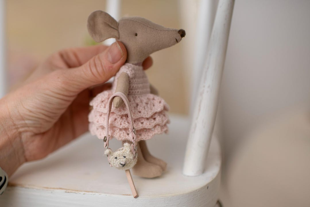 Maileg Miniature Bear Bag, Mouse Accessories 1:12 Scale - Etsy