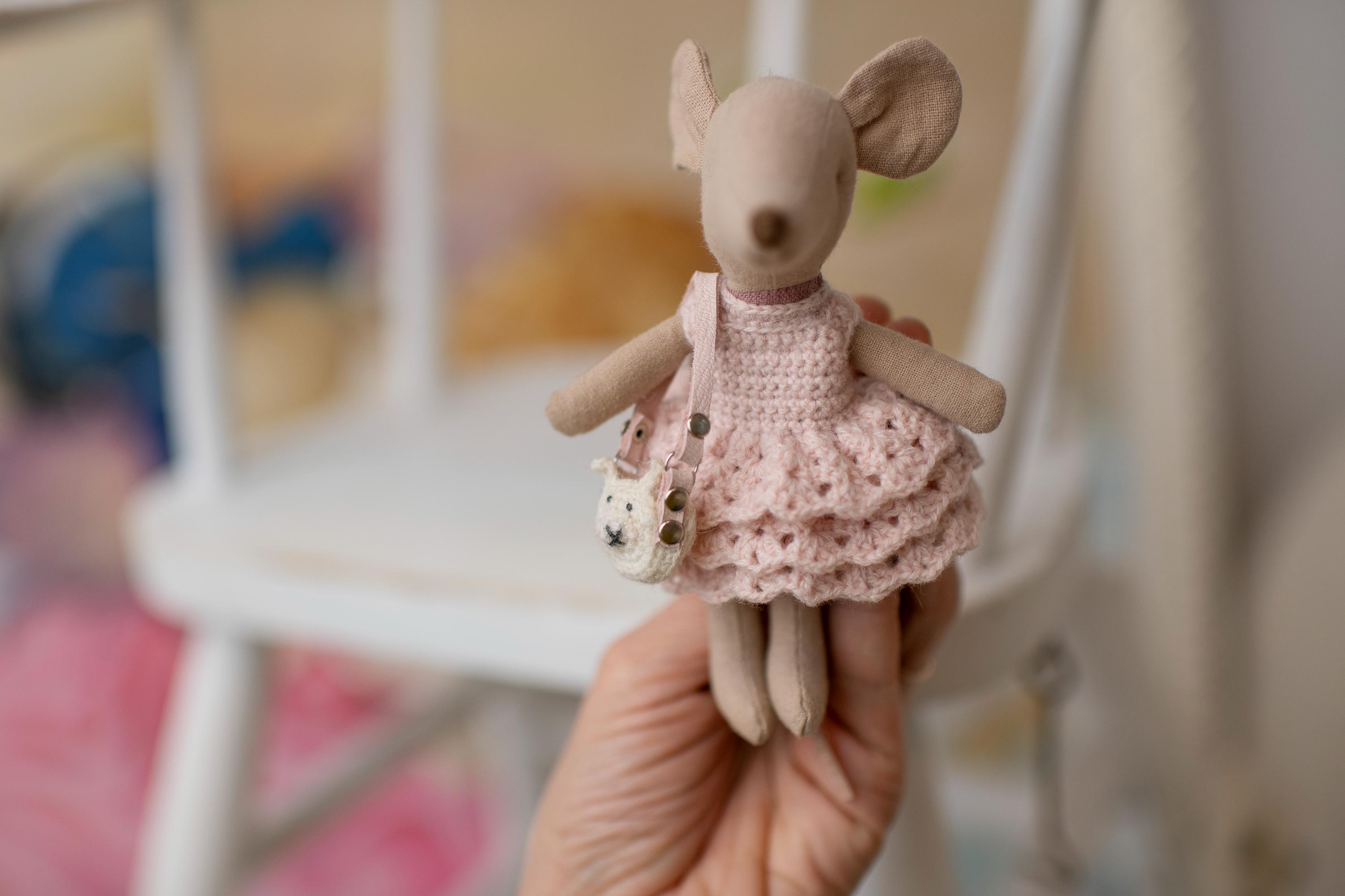 Maileg Miniature Bear Bag, Mouse Accessories 1:12 Scale - Etsy