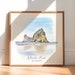 Personalised Favourite Place Watercolour Sketch, Bespoke Travel ...