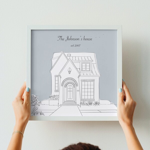 Custom Art Print House - Etsy