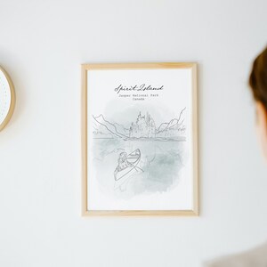 Custom First Date Portrait, Where He Proposed, Where We Met, Where It ...