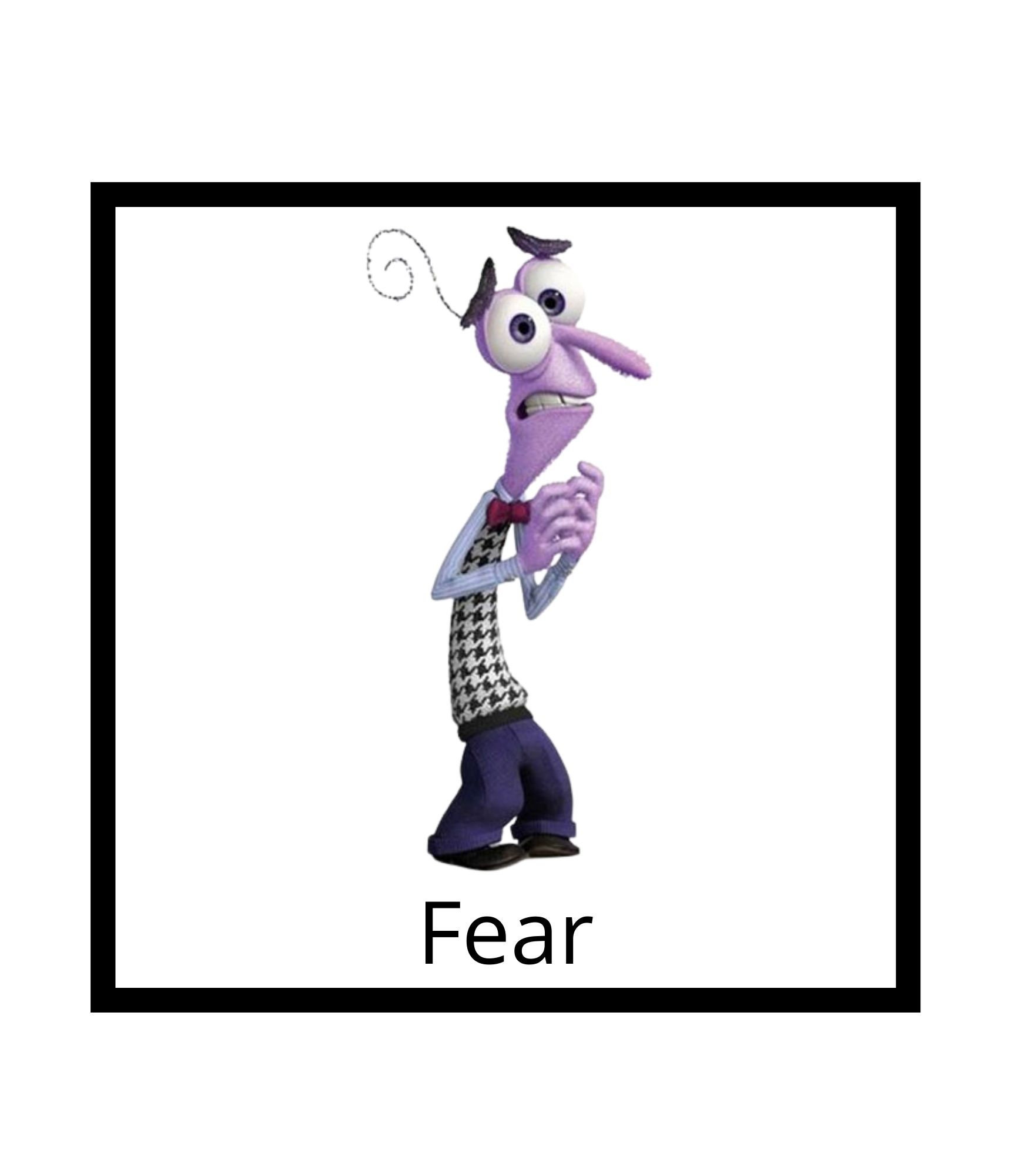 Inside Out Character Emotion Full Page Printable - Etsy