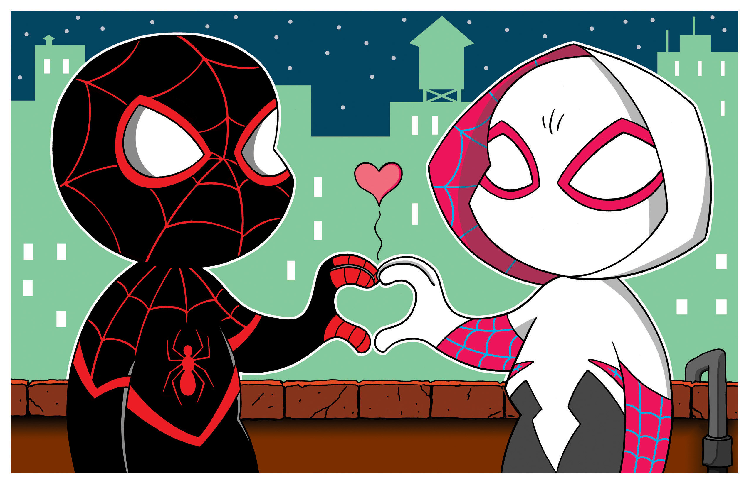 Spider-Love 11x17 Kunstdruck - Etsy.de