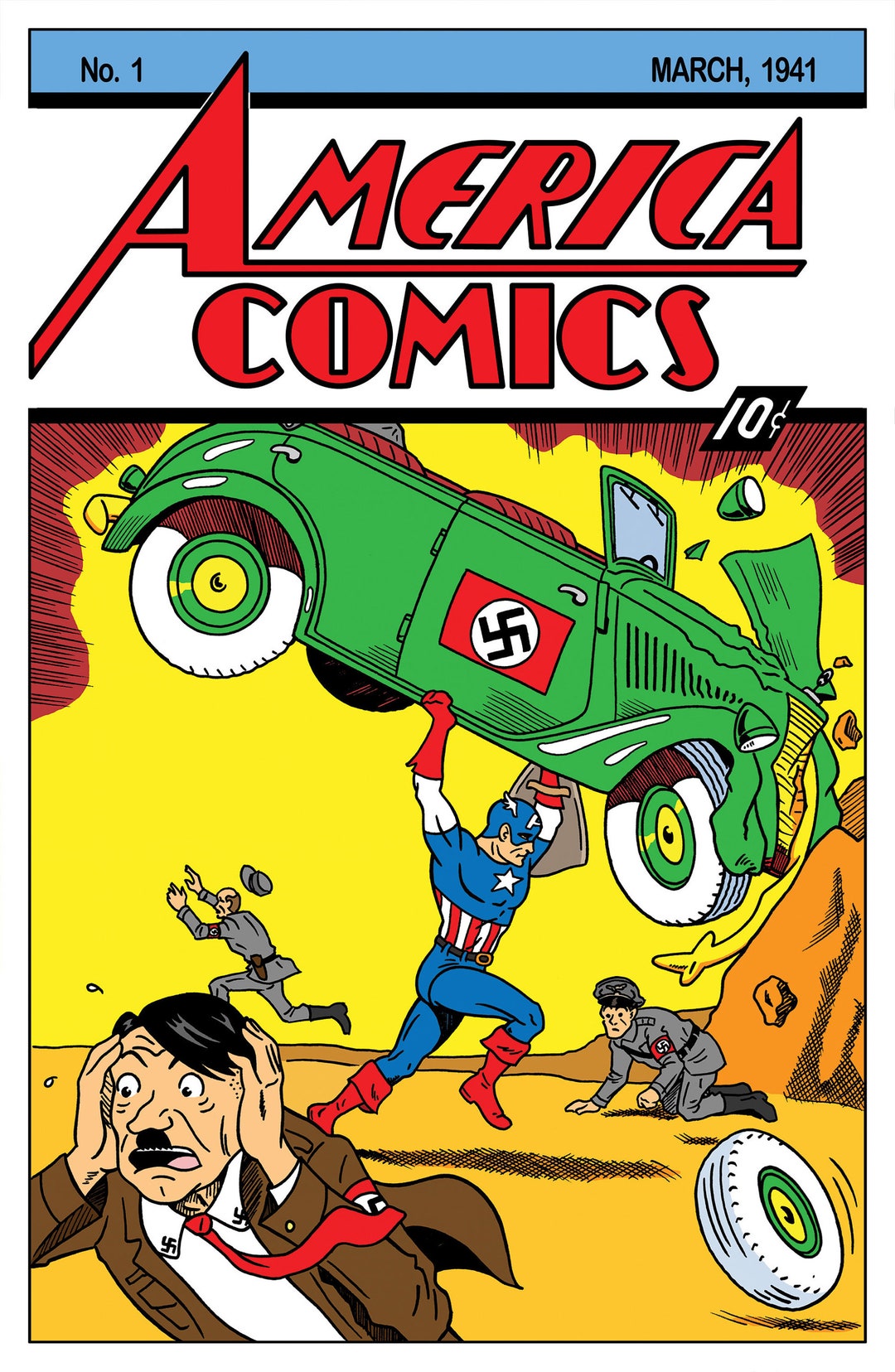 America Comics 11x17 Art Print - Etsy