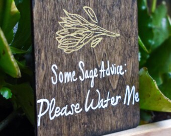 Garden Water Sign - Etsy