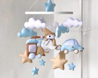 Train Baby Mobile | Etsy