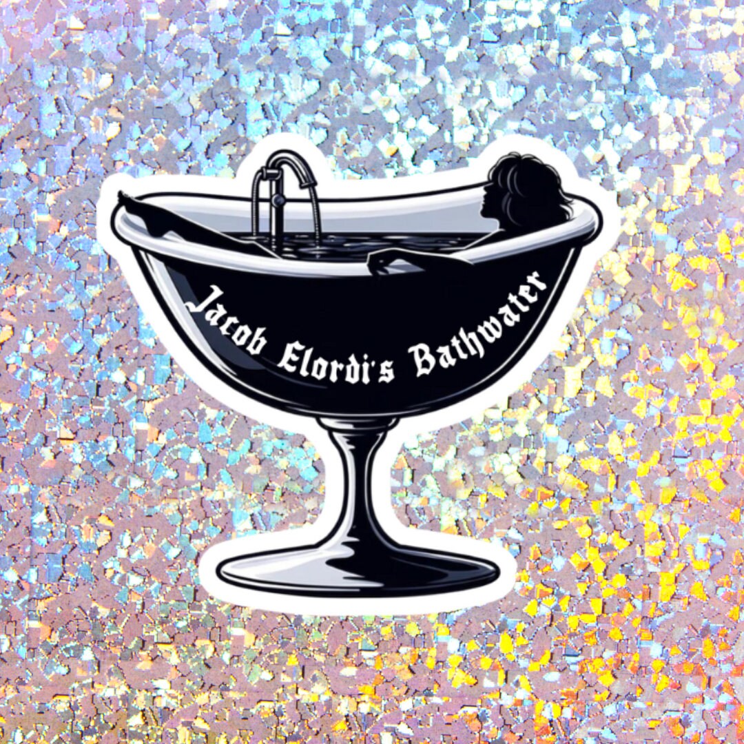 Saltburn Bath Time Martini Sticker - Etsy