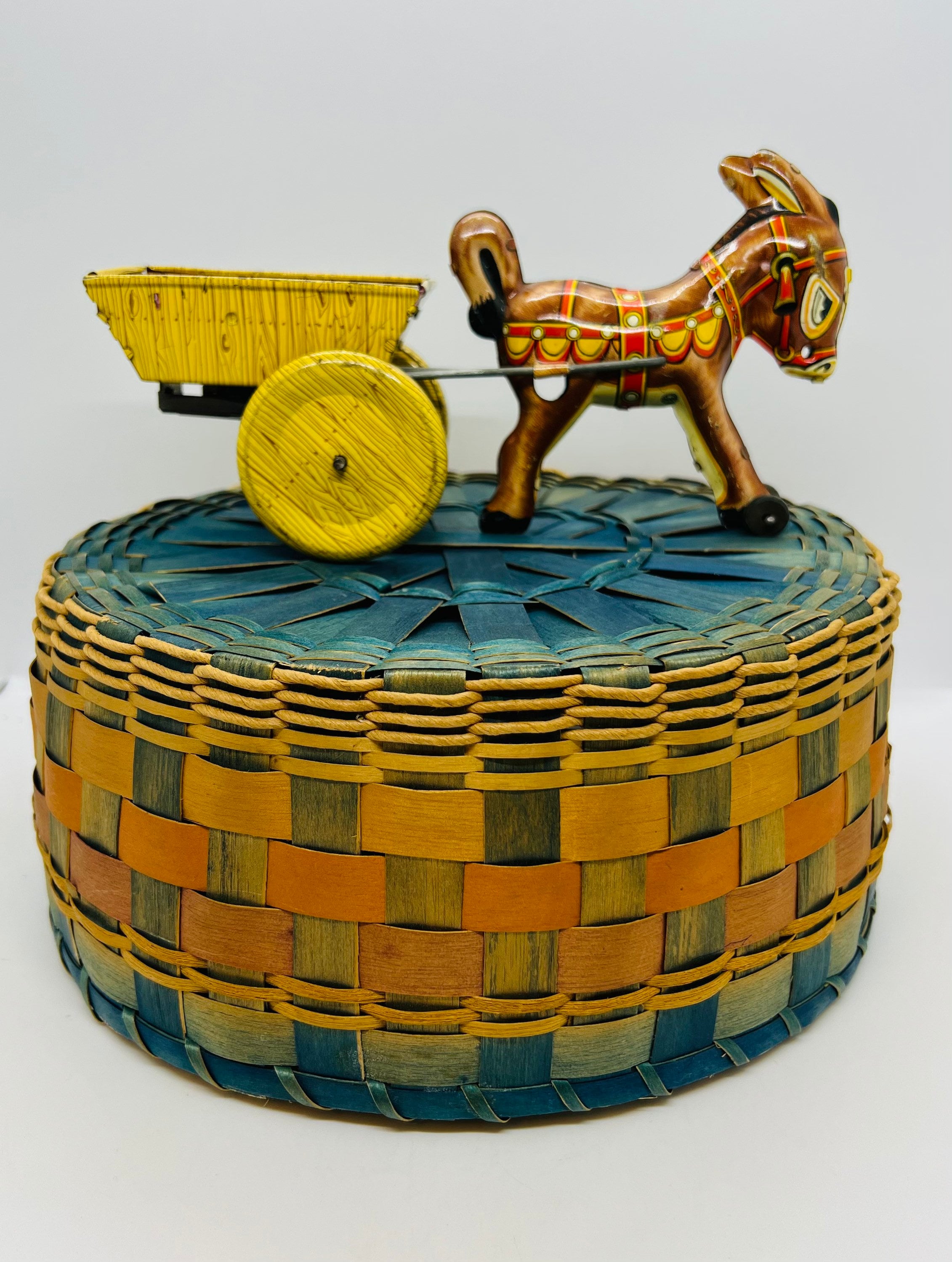 Marx Litho Tin Donkey & Cart - Etsy