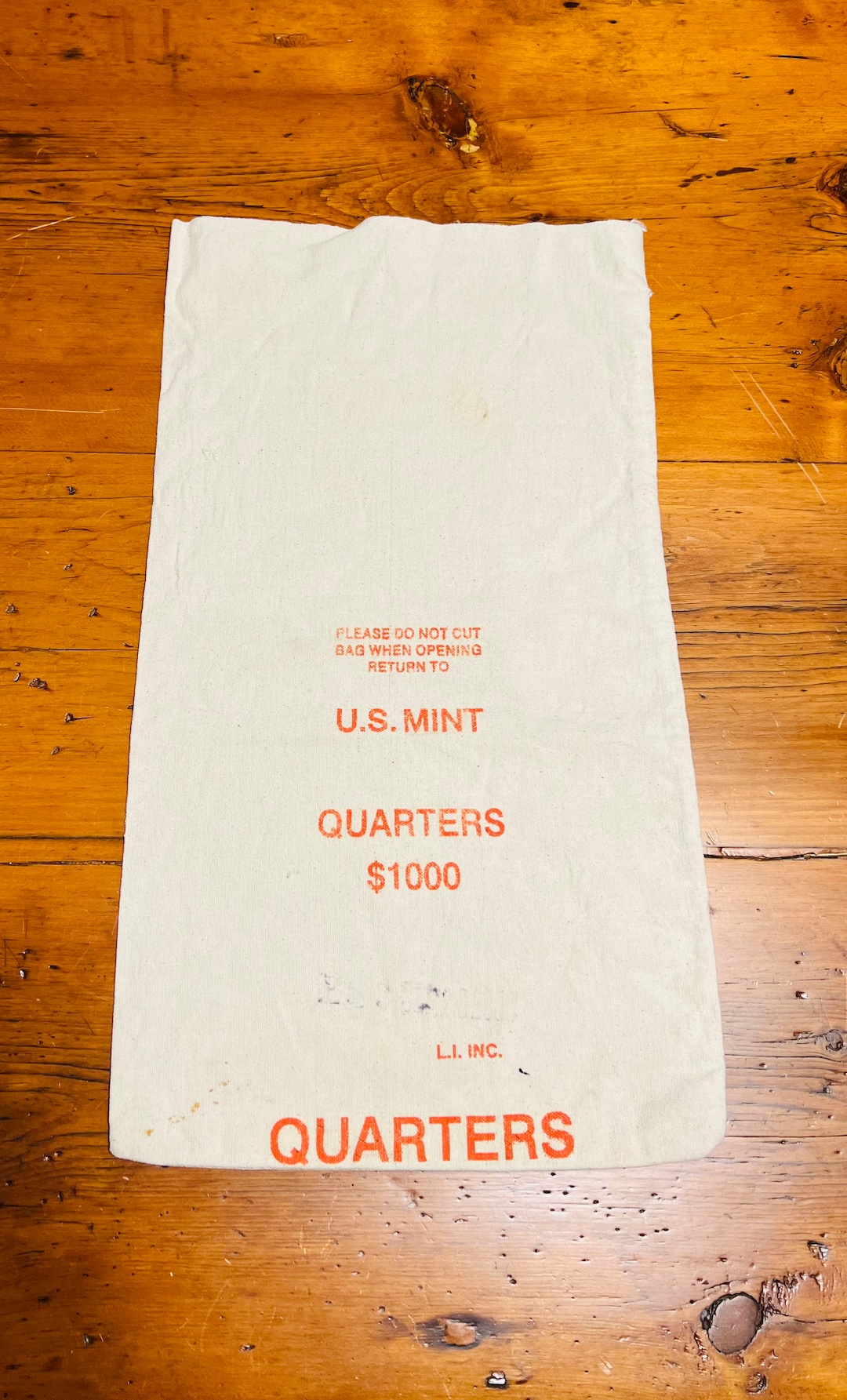 5 American Canvas Coin Bags - Etsy